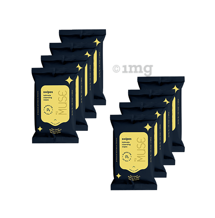 MyMuse Swipes Intimate Cleansing Wipes for Men (10 Each): Buy combo ...