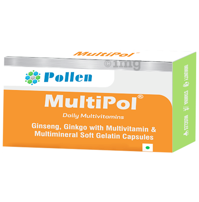 Pollen Multipol Daily Vitamins Soft Gel Capsules: Buy strip of 10.0 ...