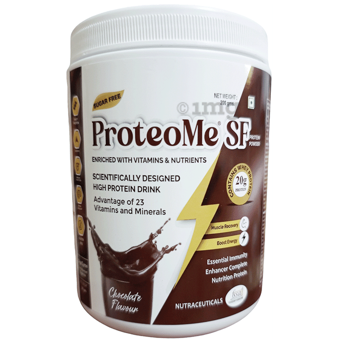 Proteome SF Powder Chocolate Sugar Free: Buy jar of 200.0 gm Powder at ...
