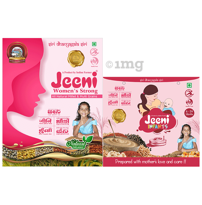 Jeeni Combo Pack of Women Strong All Natural Millet & Multigrain (500gm ...