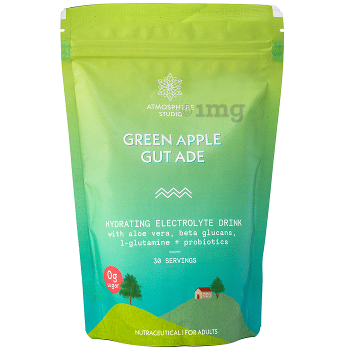 Atmosphere Studio Green Apple Gut Ade Electrolyte Drink Zero Sugar: Buy ...