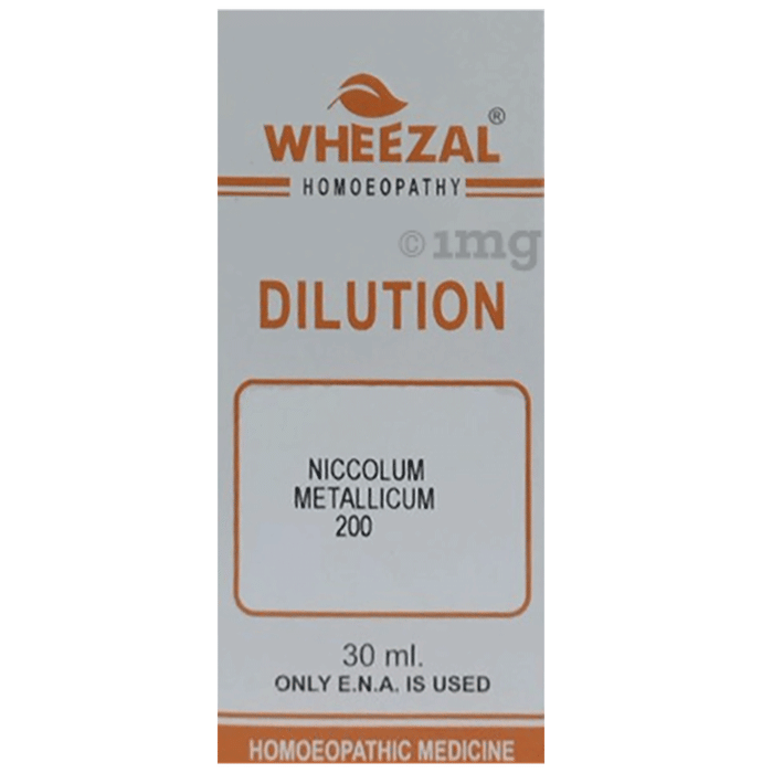 Wheezal Niccolum Metallicum Dilution 200: Buy bottle of 30.0 ml ...