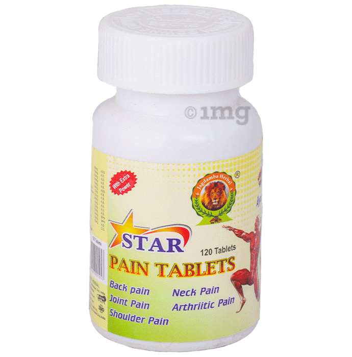 Jagdamba Herbal Star Pain Tablet: Buy bottle of 120.0 tablets at best ...