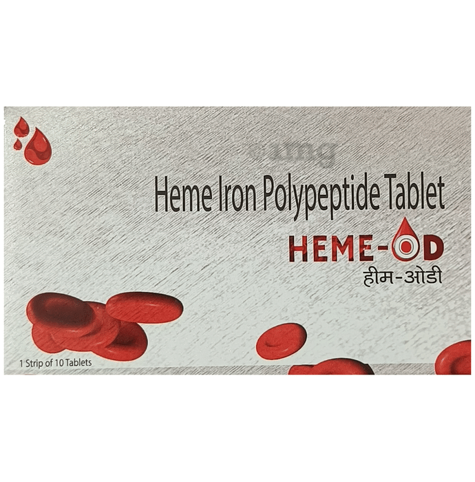 Heme-OD Tablet: Buy strip of 10.0 tablets at best price in India | 1mg