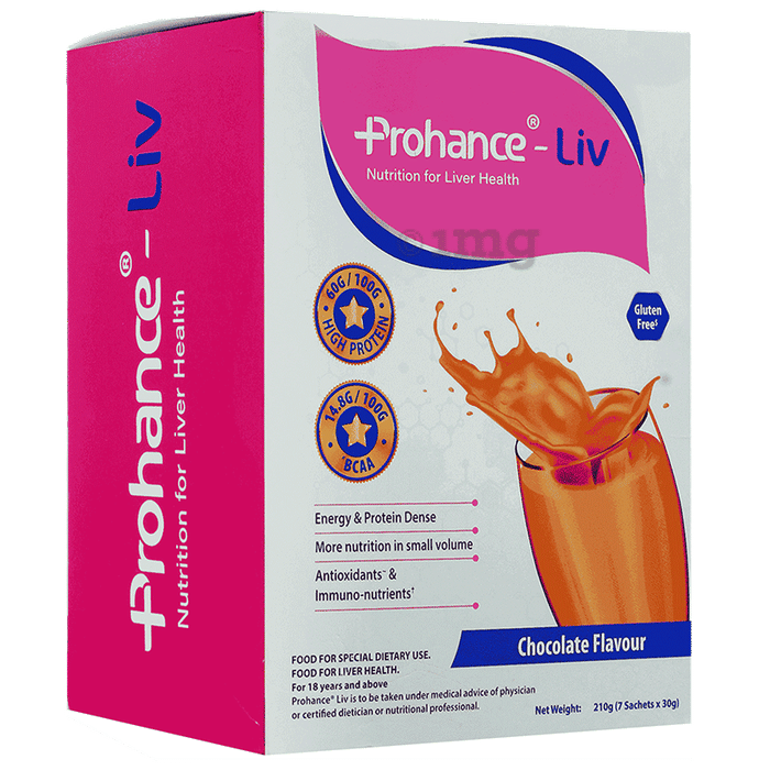 Prohance Prohance-Liv Nutrition for Liver Health (30gm Each) Chocolate ...
