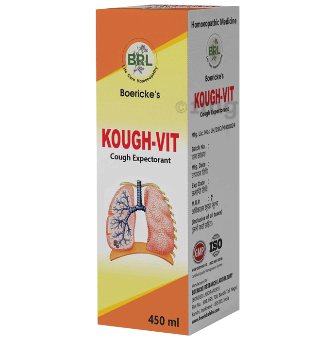 BRL Kough-Vit Cough Expectorant: Buy bottle of 450.0 ml Expectorant at ...