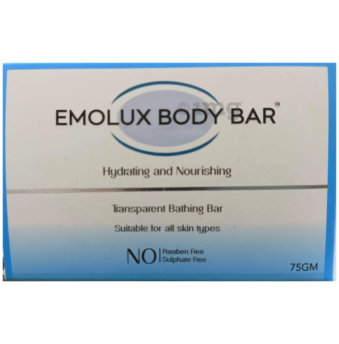Emolux Hydrating & Nourishing Body Bar: Buy box of 75.0 gm Soap at best price in India | 1mg