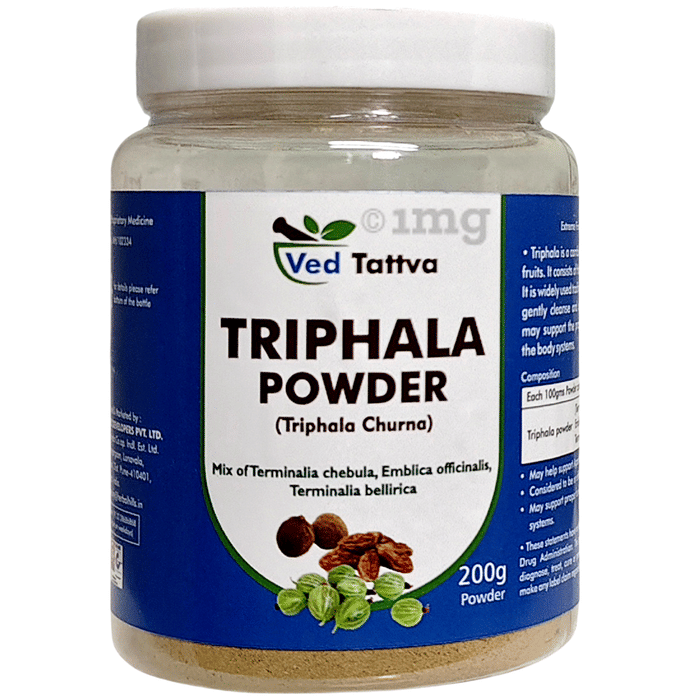 Ved Tattva Triphala Powder Terminalia Chebula, Emblica Officinalis ...
