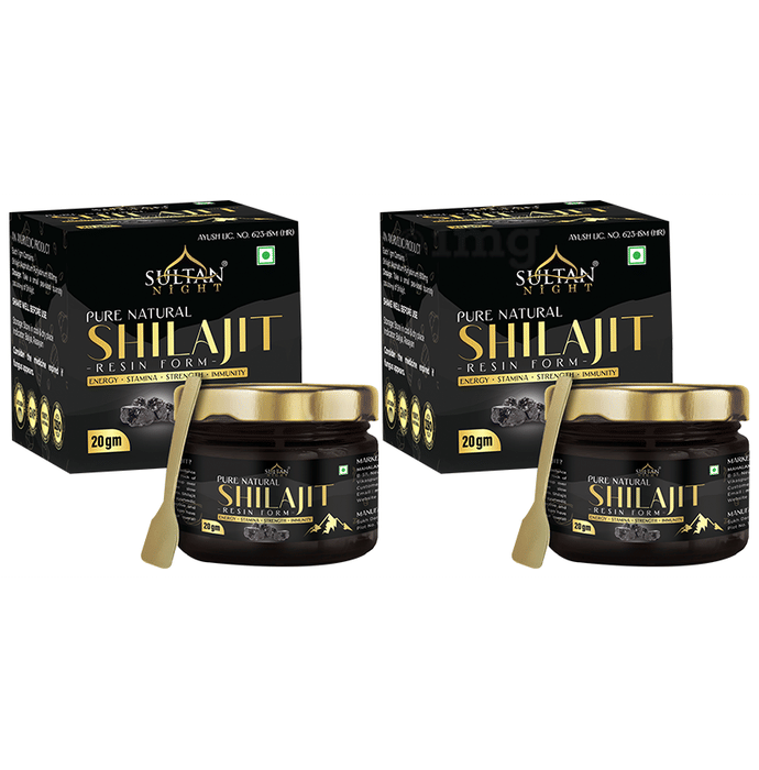 Sultan Night Pure Natural Shilajit Resin Form (20gm Each): Buy combo ...