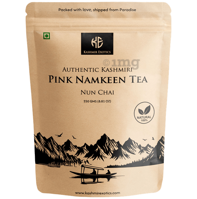 Kashmir Exotics Pink Namkeen Tea Nun Chai: Buy packet of 250.0 gm ...