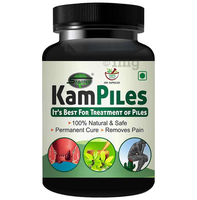 Sabates Kam Piles Capsule: Buy bottle of 30.0 capsules at 𝗯𝗲𝘀𝘁 𝗽𝗿𝗶𝗰𝗲 in ...