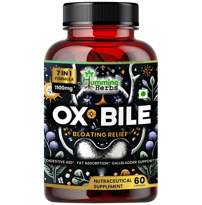 Humming Herbs OX Bile Bloating Relief Capsule: Buy bottle of 60.0 ...