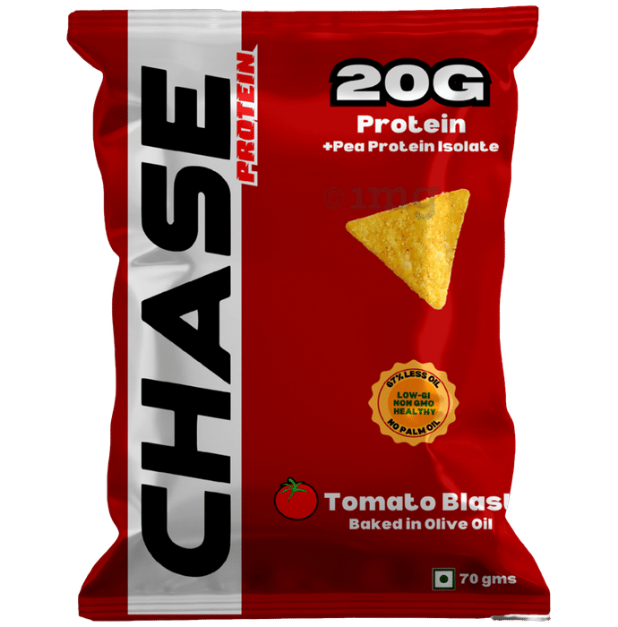 Chase Protein 20g Protein Chips Tomato Blast: Buy packet of 70.0 gm ...
