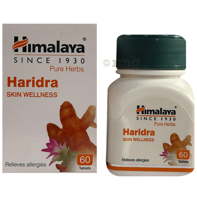 Himalaya Wellness Haridra for Skin Health Tablet (60 Each): Buy box of ...