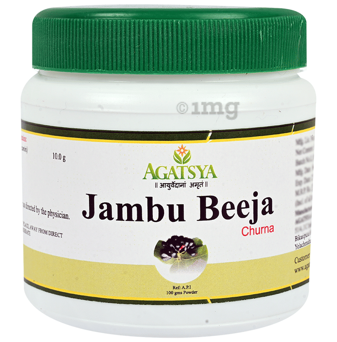 Agatsya Jambu Beeja Churna: Buy jar of 100.0 gm Churna at best price in ...