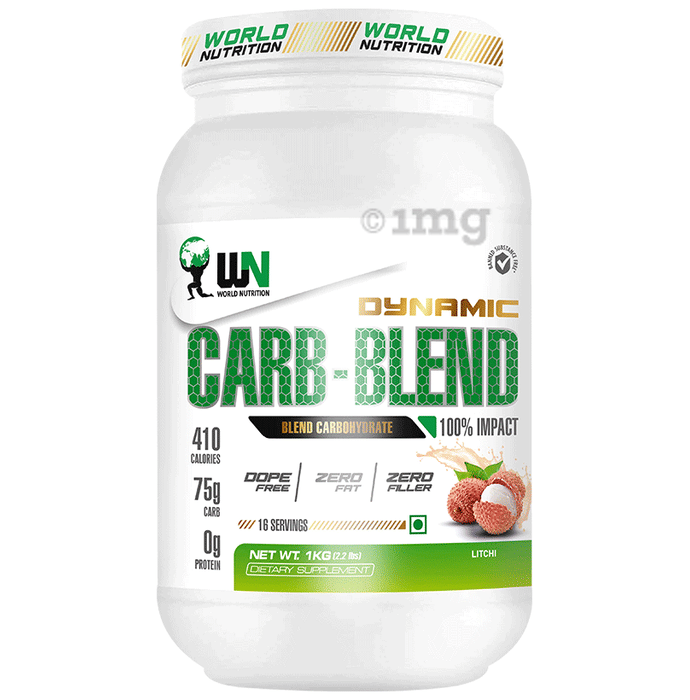 WN World Nutrition Dynamic Carb-Blend Carbohydrate Powder Litchi: Buy ...