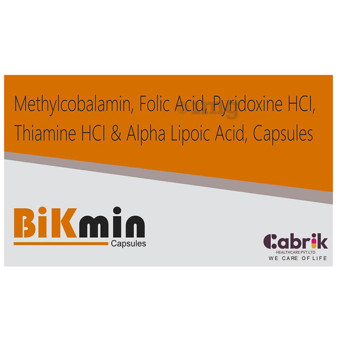 Bikmin Capsule: Buy strip of 10.0 capsules at 𝗯𝗲𝘀𝘁 𝗽𝗿𝗶𝗰𝗲 in India | 1mg
