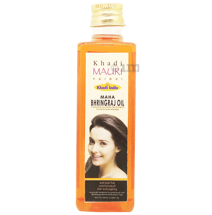 Khadi Mauri Herbal Maha Bhringraj Oil (100ml Each): Buy box of 1.0 ...