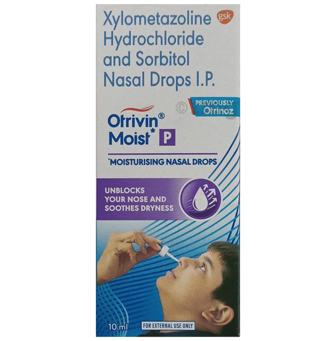 Otrivin Moisturising Paediatric Nasal Drops | For Blocked Nose ...