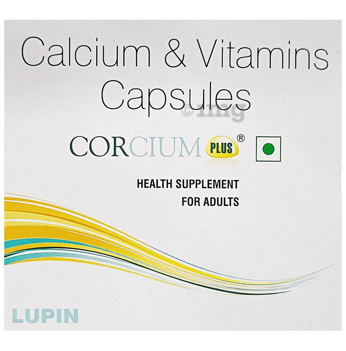 Corcium Plus Capsule for Adults: Buy strip of 15.0 capsules at best ...
