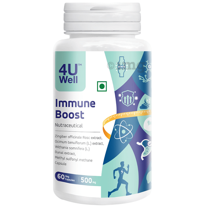 4 U Well Immune Boost Veg Capsule: Buy bottle of 60.0 vegicaps at best ...