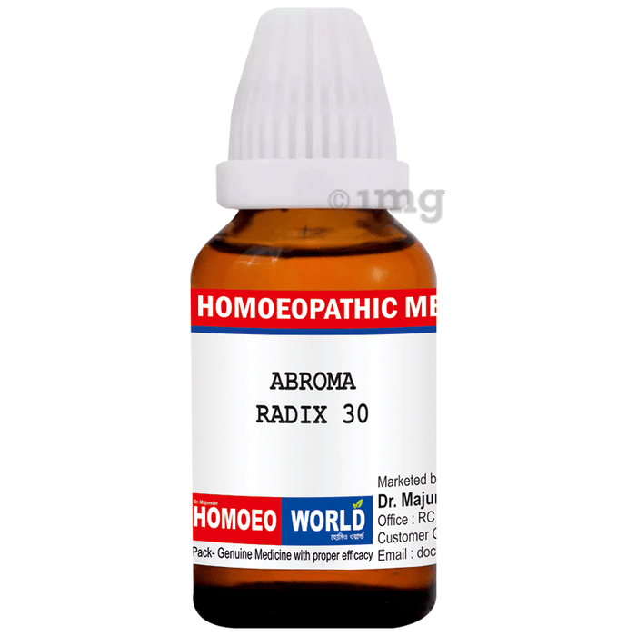 Dr. Majumder Homeo World Abroma Radix Dilution 30: Buy bottle of 10.0 ...