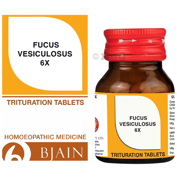 Bjain Fucus Vesiculosus Trituration Tablet 6X: Buy bottle of 25.0 gm ...
