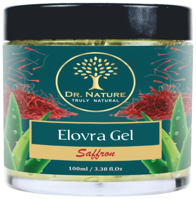 Dr. Nature Elovra Gel Saffron: Buy jar of 100.0 ml Gel at 𝗯𝗲𝘀𝘁 𝗽𝗿𝗶𝗰𝗲 in ...