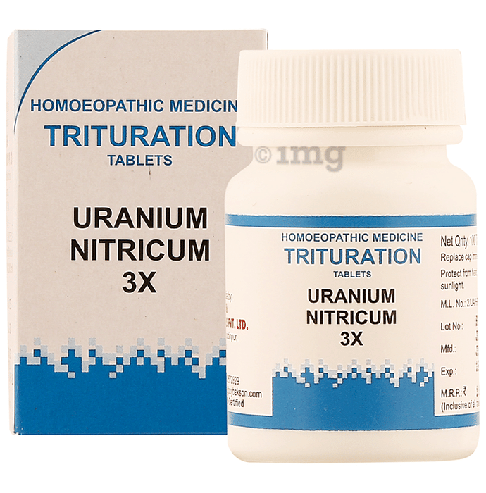 Bakson's Uranium Nitricum Trituration Tablet 3X: Buy bottle of 100 ...