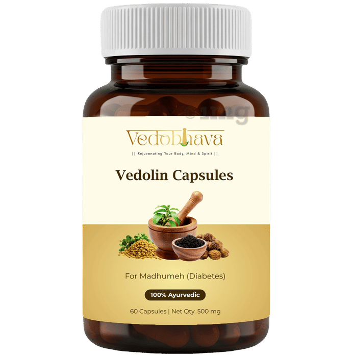Vedobhava Vedolin Capsule: Buy bottle of 60.0 capsules at best price in ...