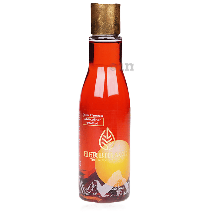 Herbmagic Cuscuta & Terminalia Advanced Hair growth Oil: Buy bottle of 200.0 ml Oil at 𝗯𝗲𝘀𝘁 ...