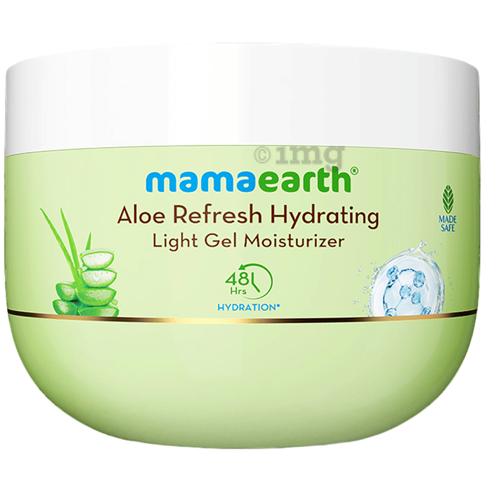 Mamaearth Aloe Refresh Hydrating Light Gel Moisturizer: Buy jar of 200. ...