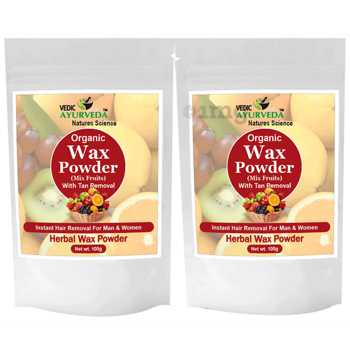 Vedic Ayurveda Herbal Wax Powder (100gm Each) Mix Fruit: Buy combo pack ...
