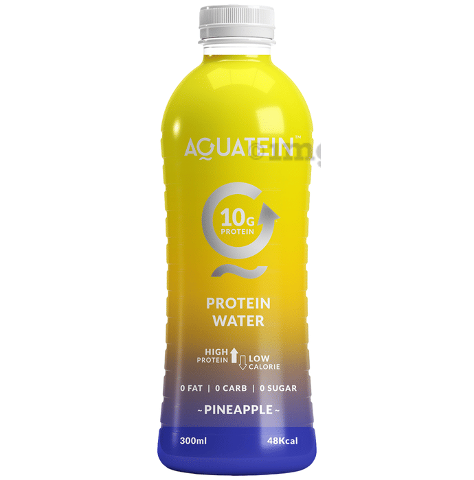 Aquatein 10g Protein Water Pineapple No Added Sugar: Buy bottle of 300. ...
