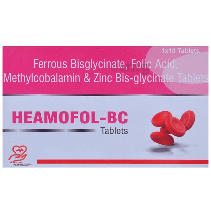 Heamofol-BC Tablet: Buy strip of 10.0 tablets at best price in India | 1mg