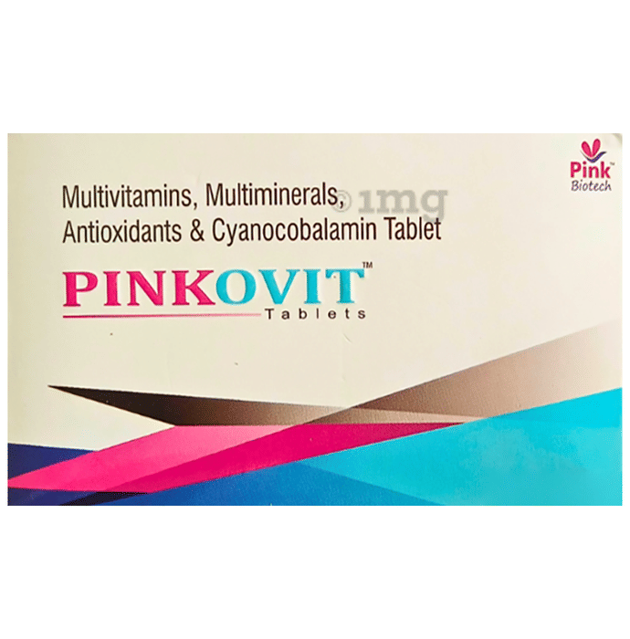 Pinkovit Tablet: Buy strip of 10.0 tablets at best price in India | 1mg