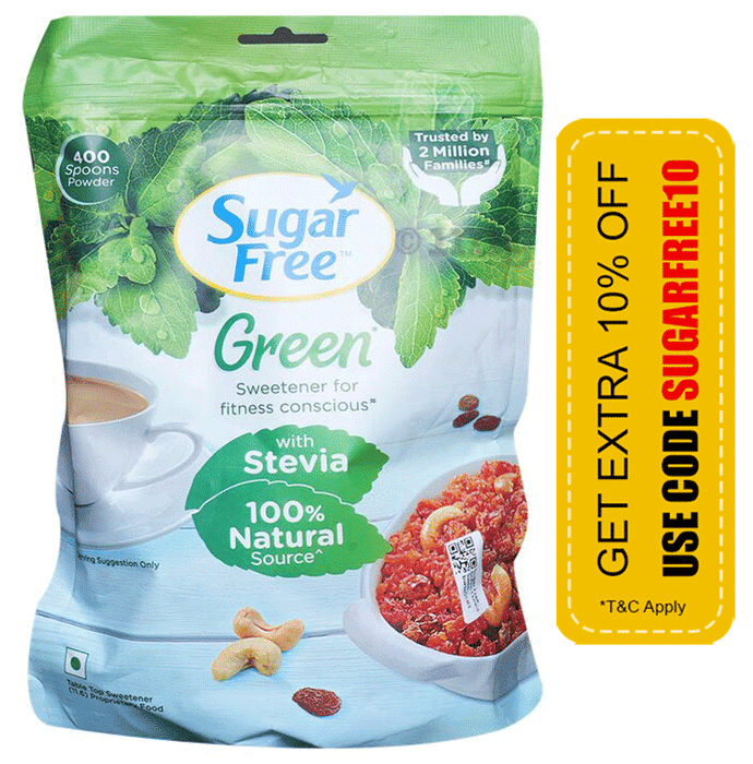 Sugar Free Green Stevia Sweetener Powder: Buy packet of 400.0 gm Powder ...