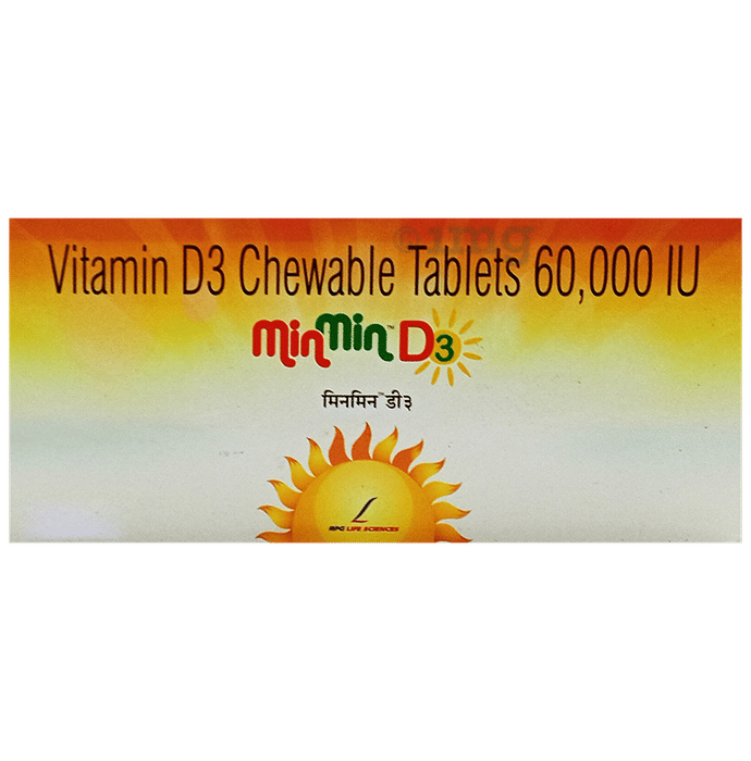 Minmin D3 Chewable Tablet: Buy strip of 4.0 Chewable Tablets at best ...