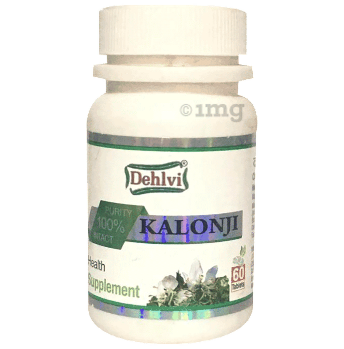 Dehlvi Kalonji Tablet: Buy bottle of 60.0 tablets at best price in ...
