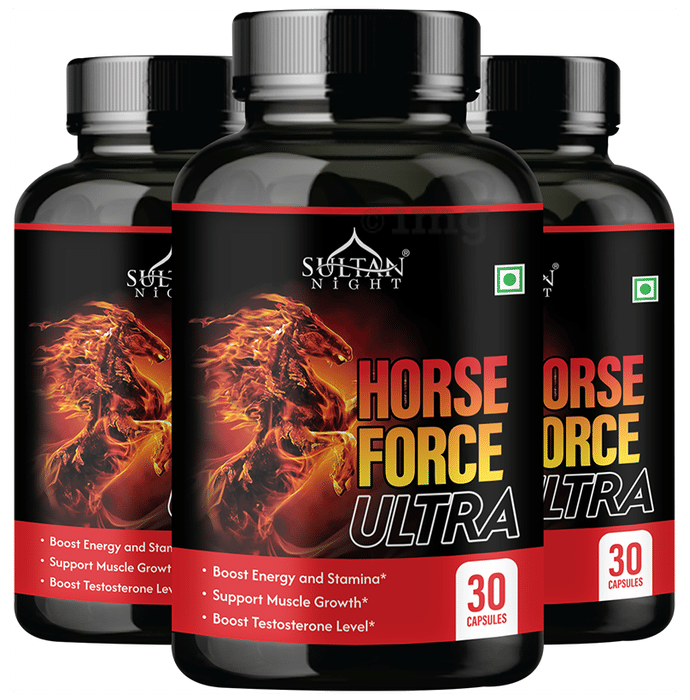 Sultan Night Horse Force Ultra Capsule(30 Each): Buy combo pack of 3.0 ...