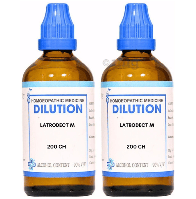 LDD Bioscience Latrodect M Dilution (100ml Each) 200 CH: Buy combo pack ...
