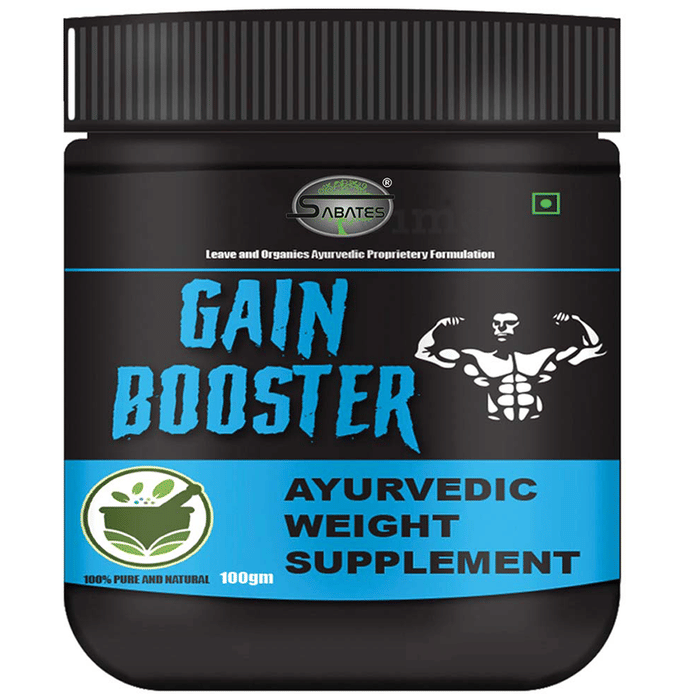Sabates Gain Booster Ayurvedic Weight Supplement: Buy jar of 100.0 gm ...