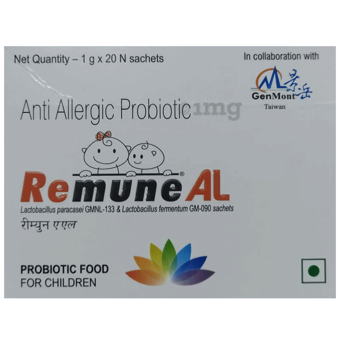 Remune AL Sachet | Anti-Allergic Probiotic: Buy sachet of 1.0 gm ...