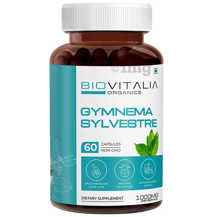 Biovitalia Organics Gymnema Sylvestre 1000mg Capsule: Buy bottle of 60. ...
