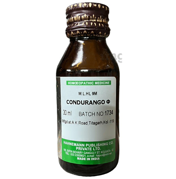 Hapco Condurango Mother Tincture Q: Buy bottle of 30.0 ml Mother Tincture at best price in India ...