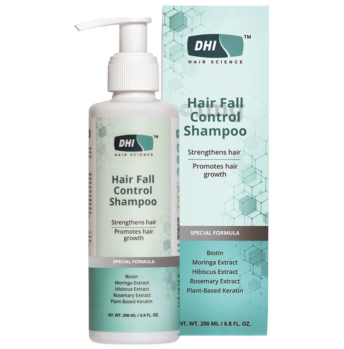 DHI Hair Fall Control Shampoo: Buy pump bottle of 200.0 ml Shampoo at ...