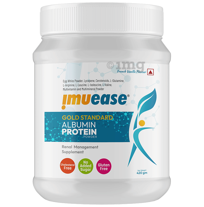 Imuease Gold Standard Albumin Protein Powder French Vanilla: Buy jar of ...