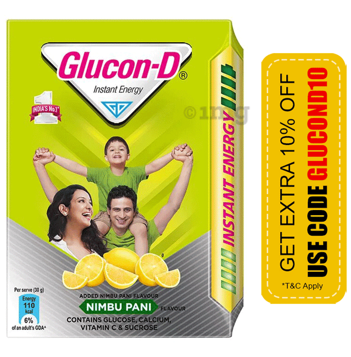 Glucon-D with Glucose, Calcium, Vitamin C & Sucrose | Nutrition Booster ...