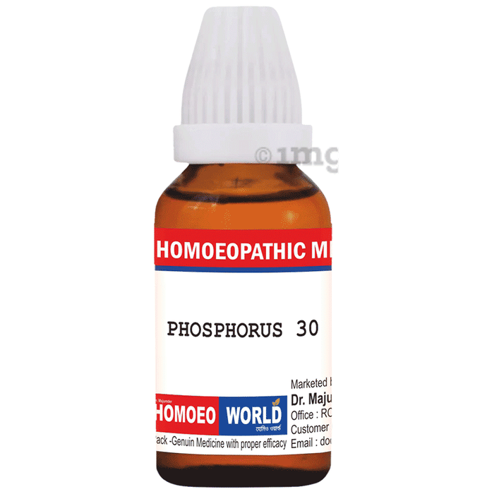 Dr. Majumder Homeo World Phosphorus Dilution (30ml Each) 30: Buy combo ...