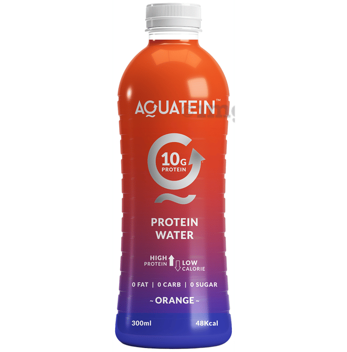 Aquatein 10g Protein Water Orange No Added Sugar: Buy bottle of 300.0 ...